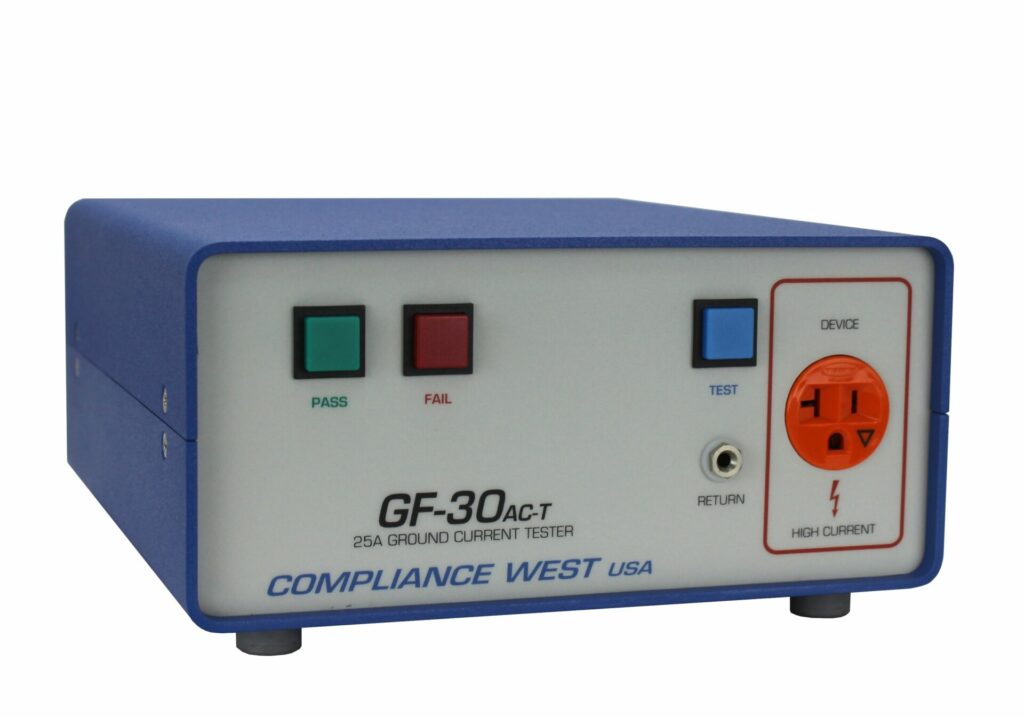 Ground Continuity Tester 25A set output - Compliance West