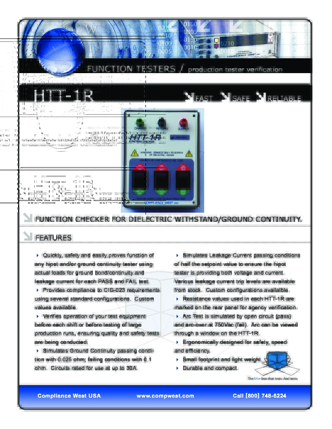 Function Tester using custom test values - Compliance West
