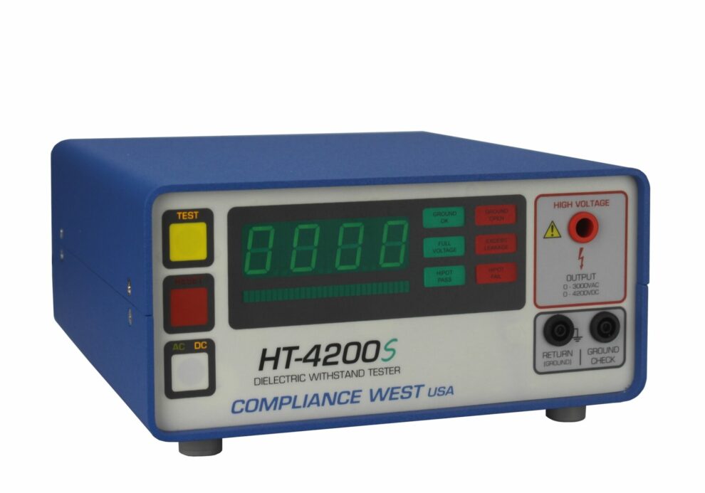 Hipot Tester 3000Vac @ 10mA 4200Vdc @ 5mA Adjustable Ground Continuity ...