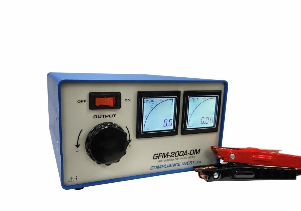 Ground Continuity Tester, 3-200A Output with Digital meters ...